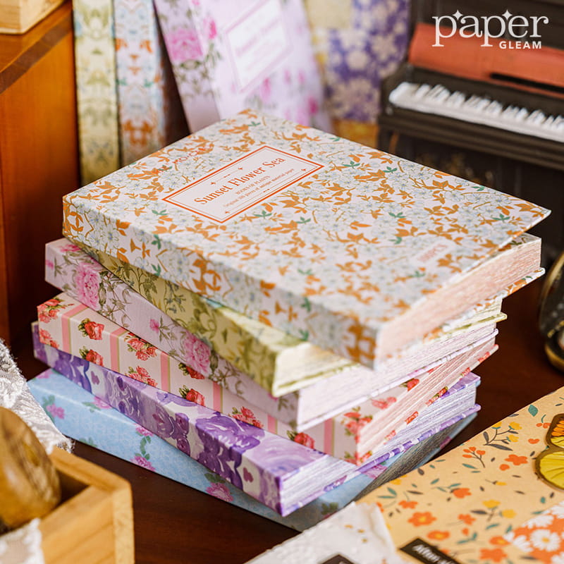 100 Pcs Nature Series Deco Material Paper Book – PaperGleam